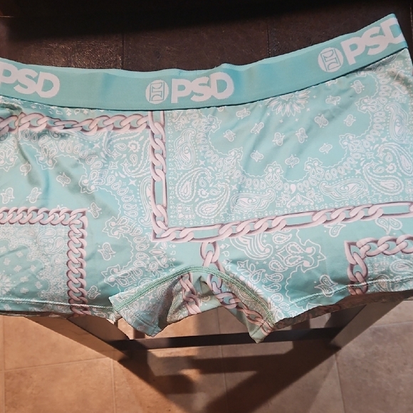PSD | Shorts | Psd Womens Teal Patterned Bike Shorts | Poshmark